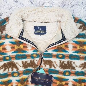 Simply Southern | Jackets & Coats | Nwt Simply Southern Sherpa Pullover ...